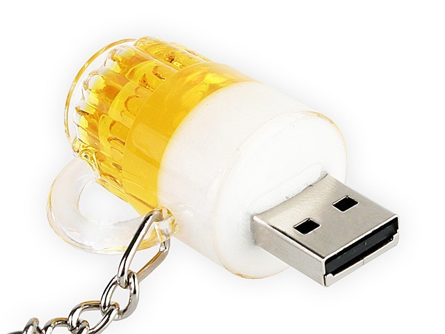 USB-stick bier pul / glas 16GB